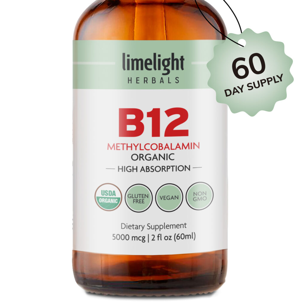 USDA Organic Vitamin B12 Supplement - Limelight Herbals